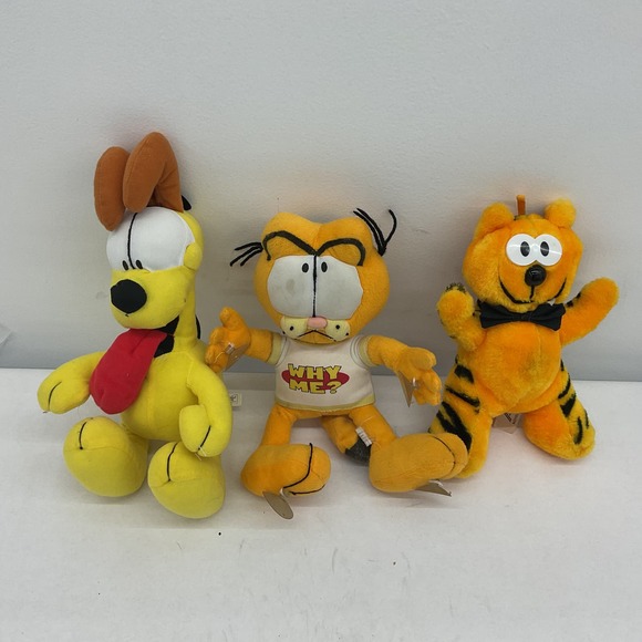 Garfield | Toys | Garfield Odie Heathcliff Plush Stuffed Animal 8s 90s ...